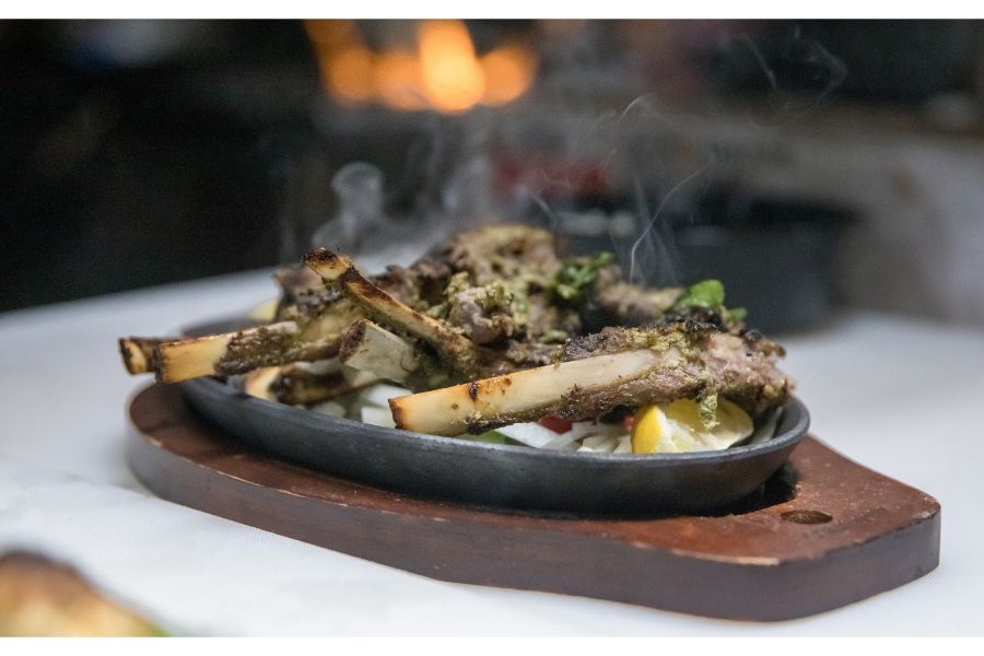 tandoori lamb chops lamb chops marinated in a blend of